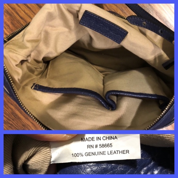 Halogen | Bags | Deep Blue 2piece Halogen Bag | Poshmark